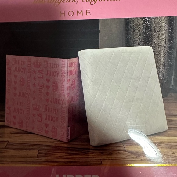 Juicy Couture | Storage & Organization | Juicy Couture Pink Ottoman Storage Cube | Poshmark